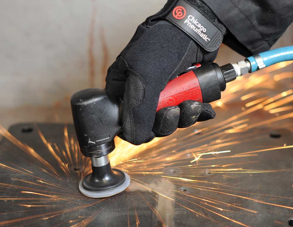 Chicago Pneumatic CP3030-325AFR ANGLE SANDER - Pneumatics Now Equipment