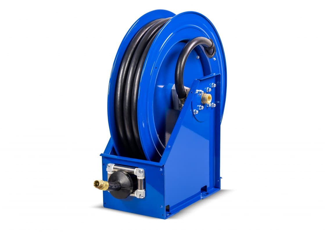 Coxreels Extreme Duty Spring Rewind Hose Reel: 1" I.D., 50' hose ...