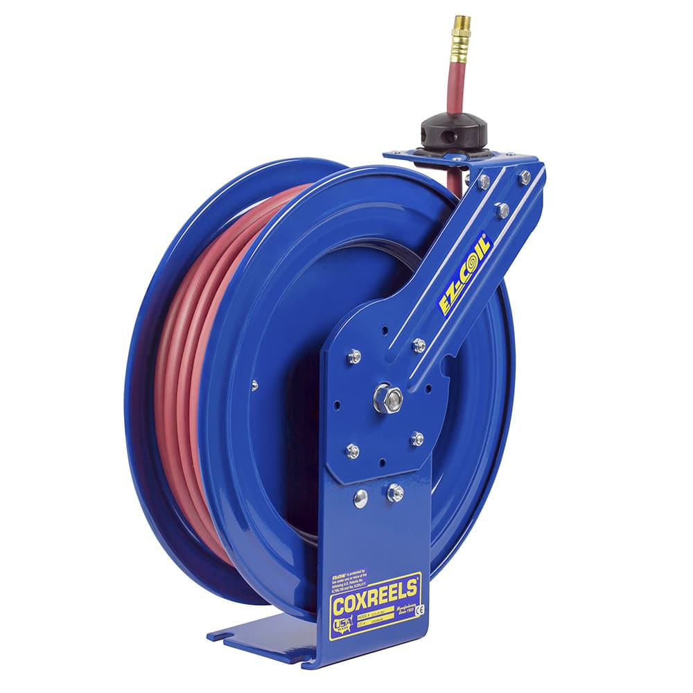 Coxreels Safety Series Spring Rewind Hose Reel for grease/hydraulic oil ...