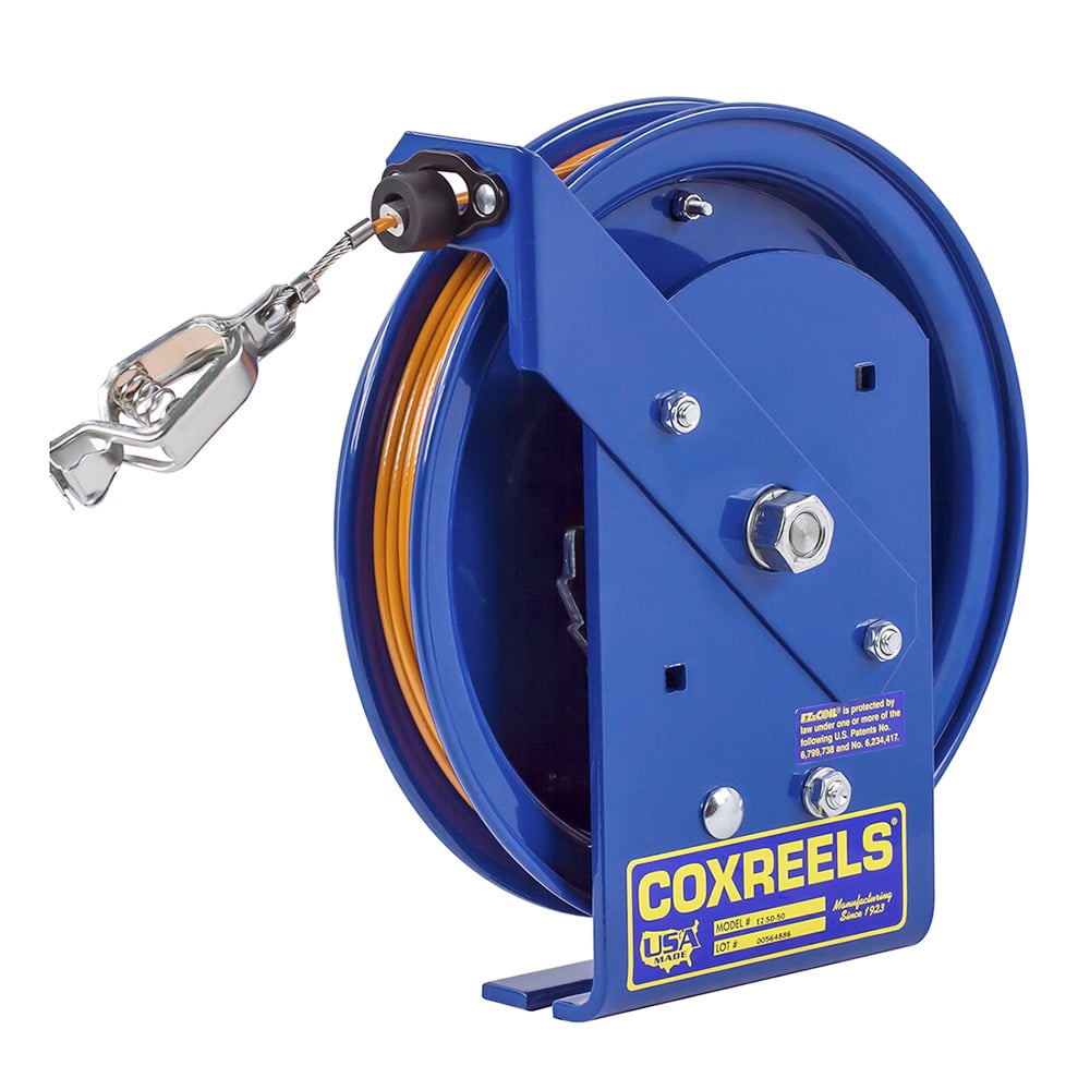 Coxreels Safety Series Spring Rewind Static Discharge Cord Reel: 100 ...