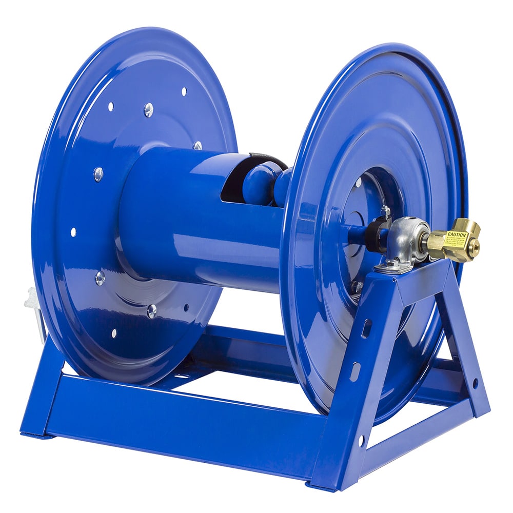 Coxreels Dual Hose Bevel Gear Hand Crank: 1/2" I.D., 100' hose capacity ...