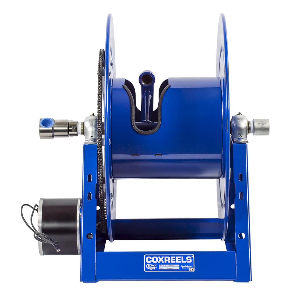 Coxreels Electric 24V DC Motor Rewind Hose Reel: 1" I.D., 50' hose ...