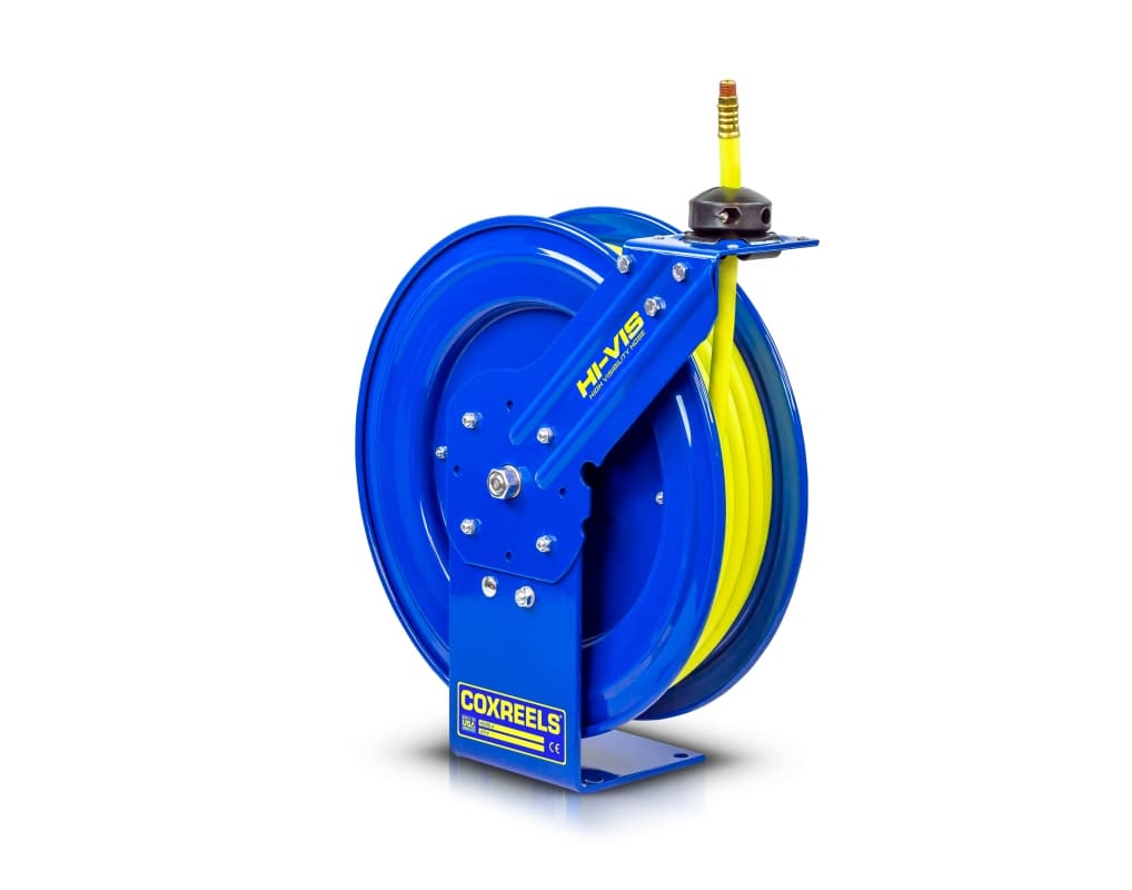 Coxreels Compact Low Pressure Spring Rewind Hose Reel: 3/8" I.D., 20 ...