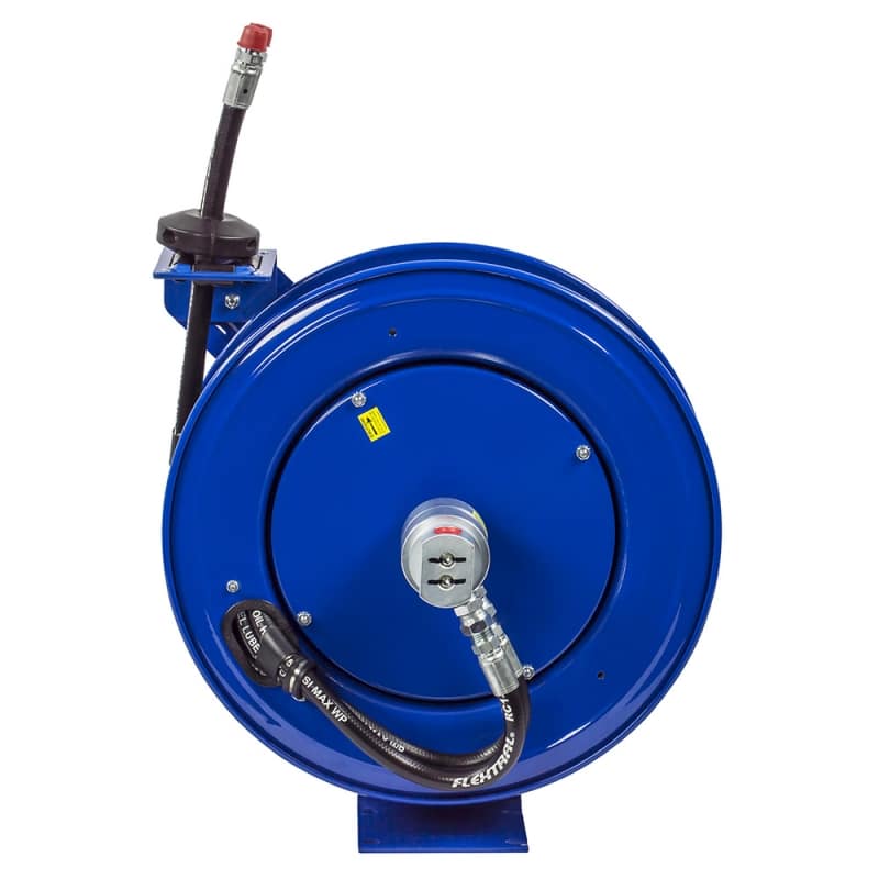 Coxreels Dual Hydraulic Hose Spring Rewind Hose Reel for hydraulic oil ...
