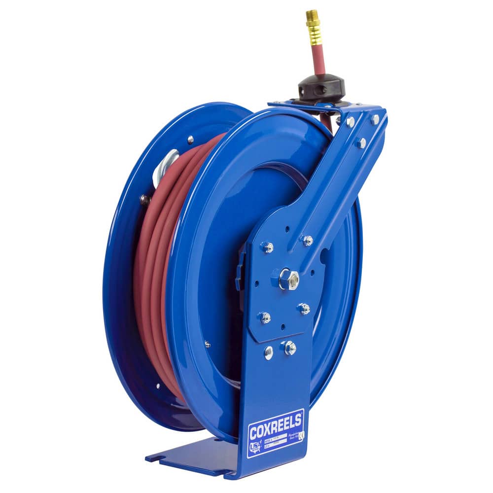 Coxreels Spring Rewind Hose Reel for air/water: 1/4" I.D., 25' hose ...