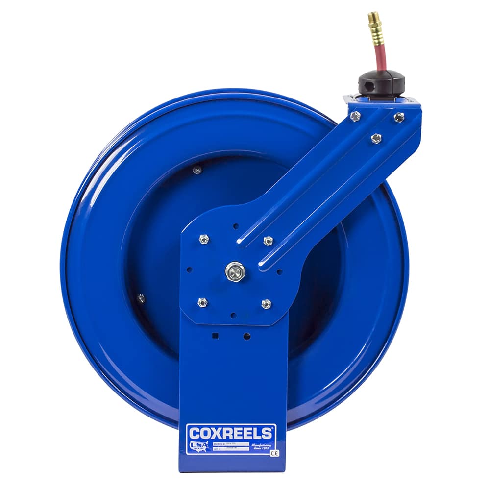 Coxreels Heavy Duty Spring Rewind Hose Reel for air/water/oil: 1/2" I.D ...