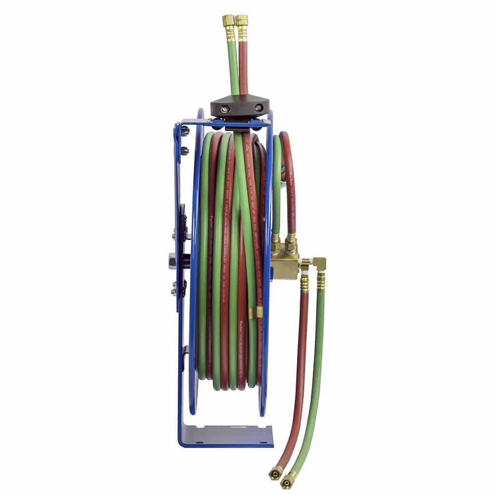 Coxreels Dual Hose Spring Rewind Hose Reel for oxy-acetylene: 1/4" I.D ...